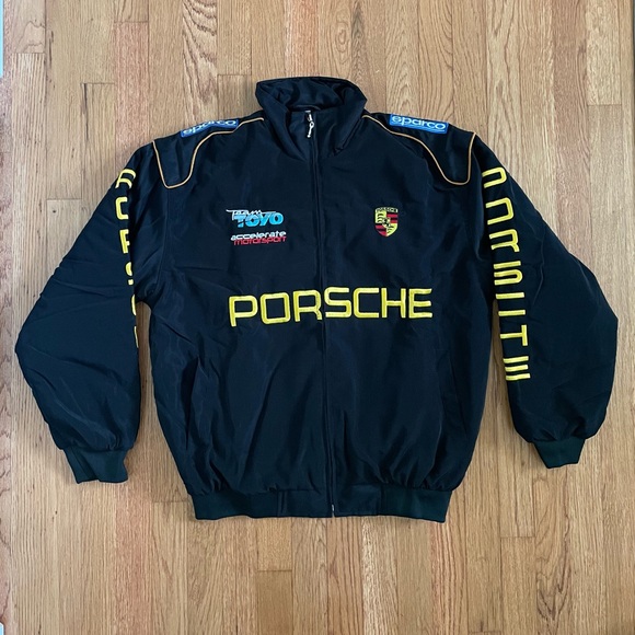 Jackets & Coats | Formula 1 Porsche Racing Jacket Mens F1 Embroidered ...